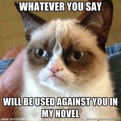 The Writer’s Threat…Meme | Chris The Story Reading Ape's Blog