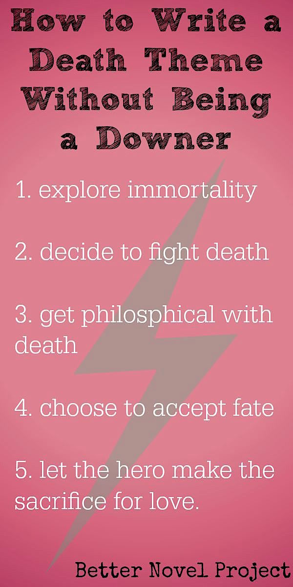 How to Write a Death Theme Without Being a Downer…Infographic… | Chris ...