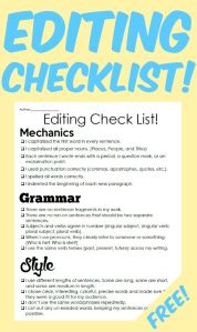An Editing Checklist Visual… | Chris The Story Reading Ape's Blog