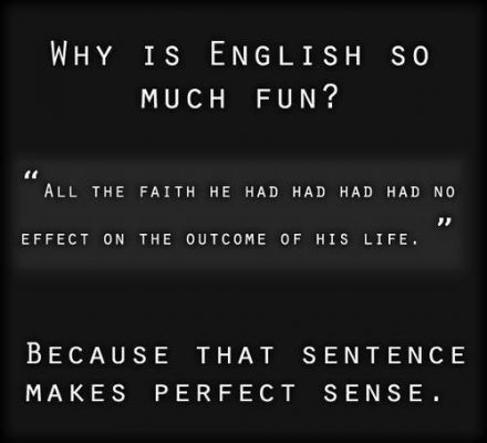Why is English So Much FUN?…Meme… | Chris The Story Reading Ape's Blog