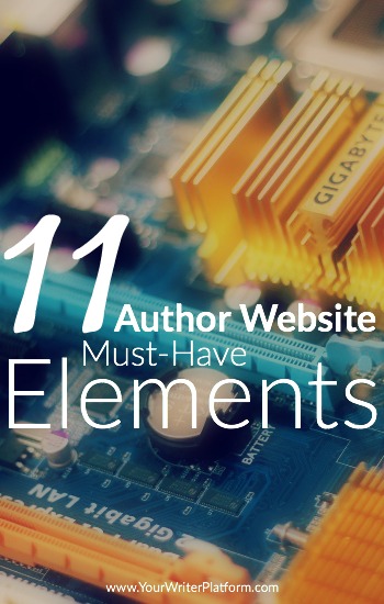 11 Author Website Must Have Elements | Your Writer Platform | Chris The ...