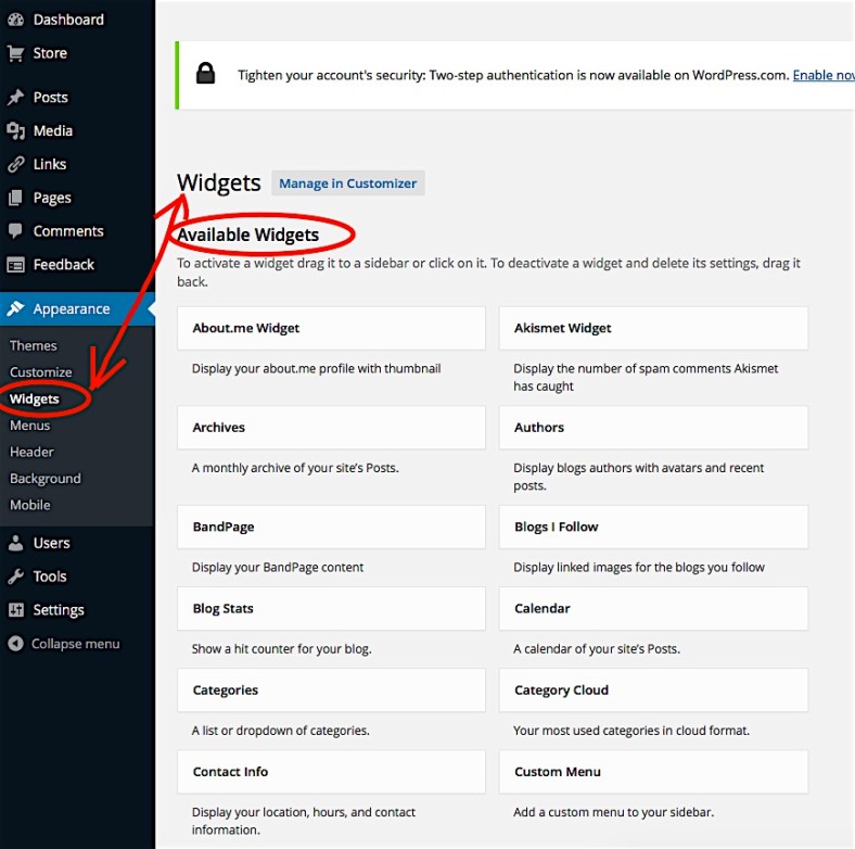 HOW TO Add ‘Follow by Email’ & ‘Follow’ Widgets to WordPress Blogs ...