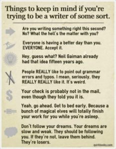 Things to keep in mind if you’re trying to be a Writer – Meme… | Chris ...