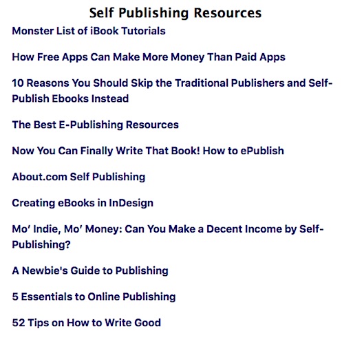 Self Publishing Resources from Espressographics… | Chris The Story ...