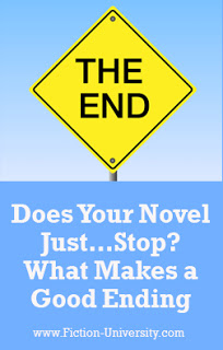 Does Your Novel Just…Stop? What Makes a Good Ending – by Janice Hardy ...