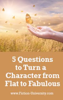 5 Questions to Turn a Character from Flat to Fabulous – by Janice Hardy ...