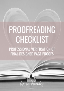 Here’s a free proofreading checklist – courtesy of, Louise Harnby ...
